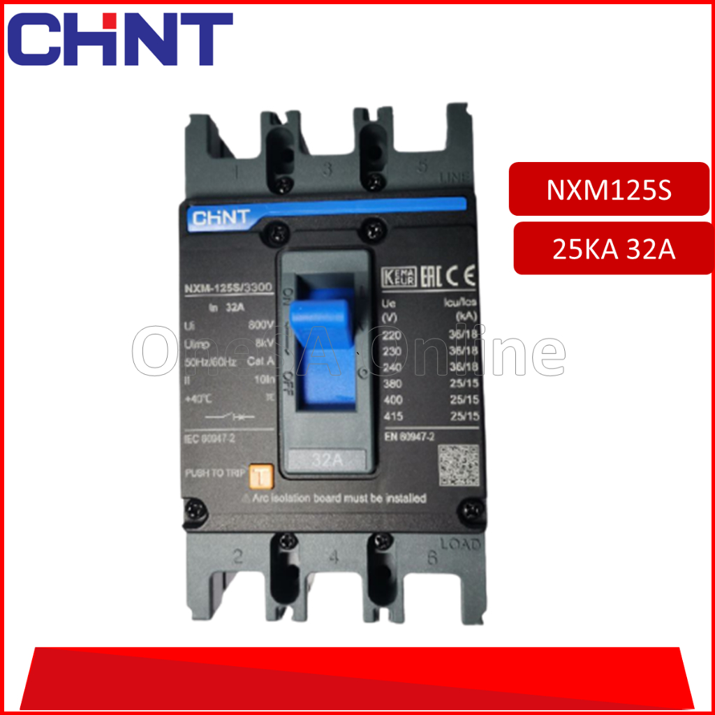 CHINT MCCB 3P 25KA(NXM-125S-3P) | Shopee Malaysia