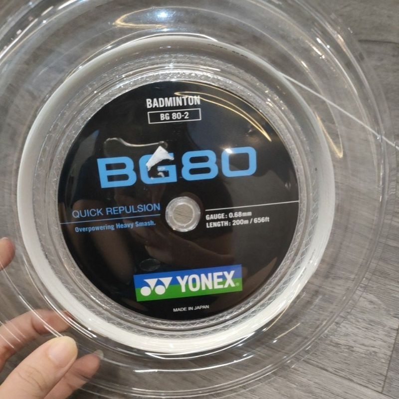 Yonex Badminton Reel String Bg80 | Shopee Malaysia