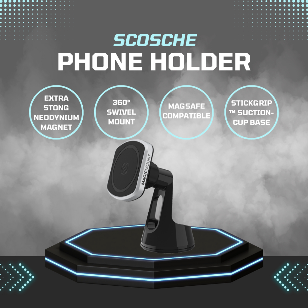 Scosche MagicMount™Pro 2 Window Dash Magnet Phone Holder GPS Mount ...