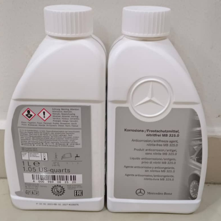 0009890825 A0009890825 New Packaging for Mercedes Benz Blue Coolant ...