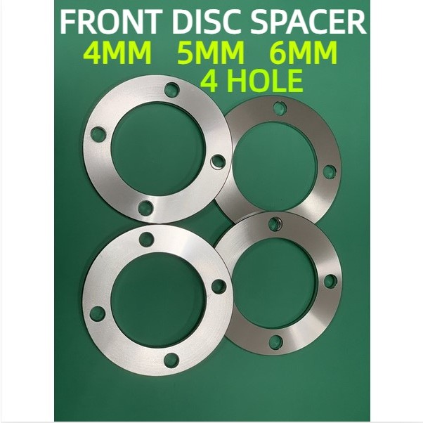 MOTORCYCLE SPACER FRONT DISC DESIGN 4 HOLE 4 LUBANG FOR BRAKE DISC ...