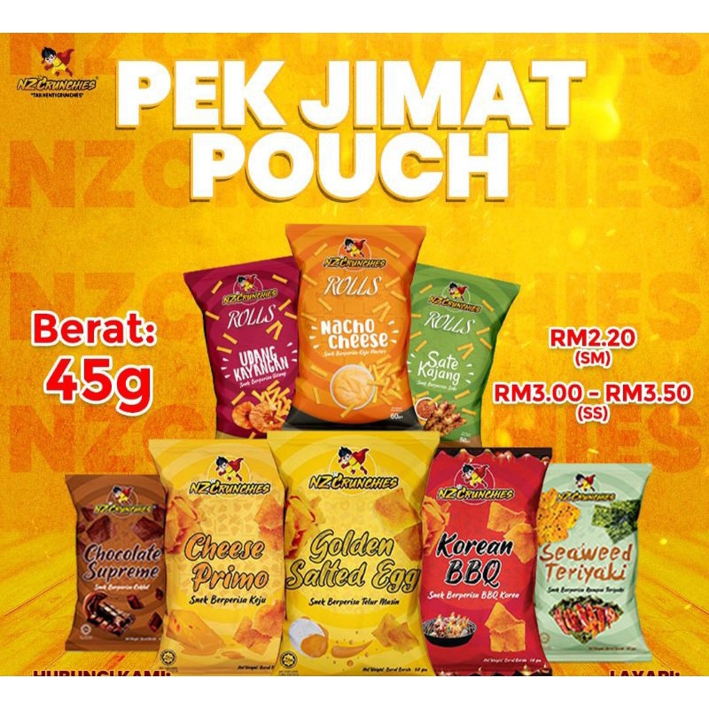 NZ Crunchies Mini Pek 45gm Plastik Popia Rangup Viral READY STOCK ...