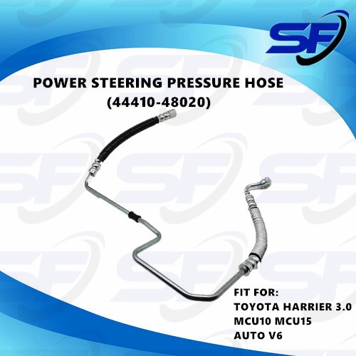 TOYOTA HARRIER 3.0 MCU10 MCU15 AUTO V6 POWER STEERING PRESSURE HOSE ...