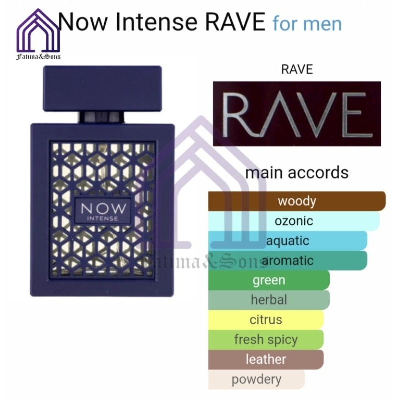 Lattafa Rave Now intense For Men edp perfume original Dubai lattafa edp ...