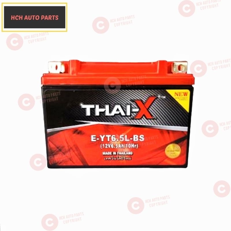 THAI-X BATTERY (GEL) - YT6.5L-BS - DTM 200/ DZM 200/ DTM 150/ MR2 ...