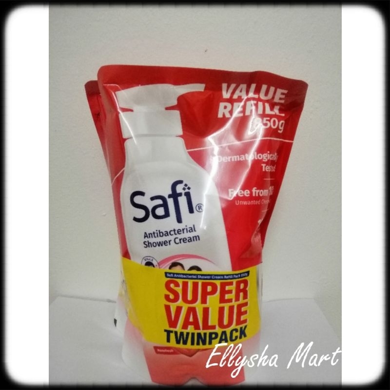Safi Antibacterial Shower Cream Total Protect Twin Pack (2x850ml ...