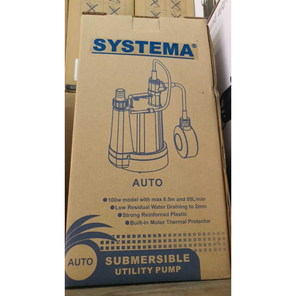 SYSTEMA 130w Clan Water Submersible Pump ( Auto or Manual ) | Shopee ...