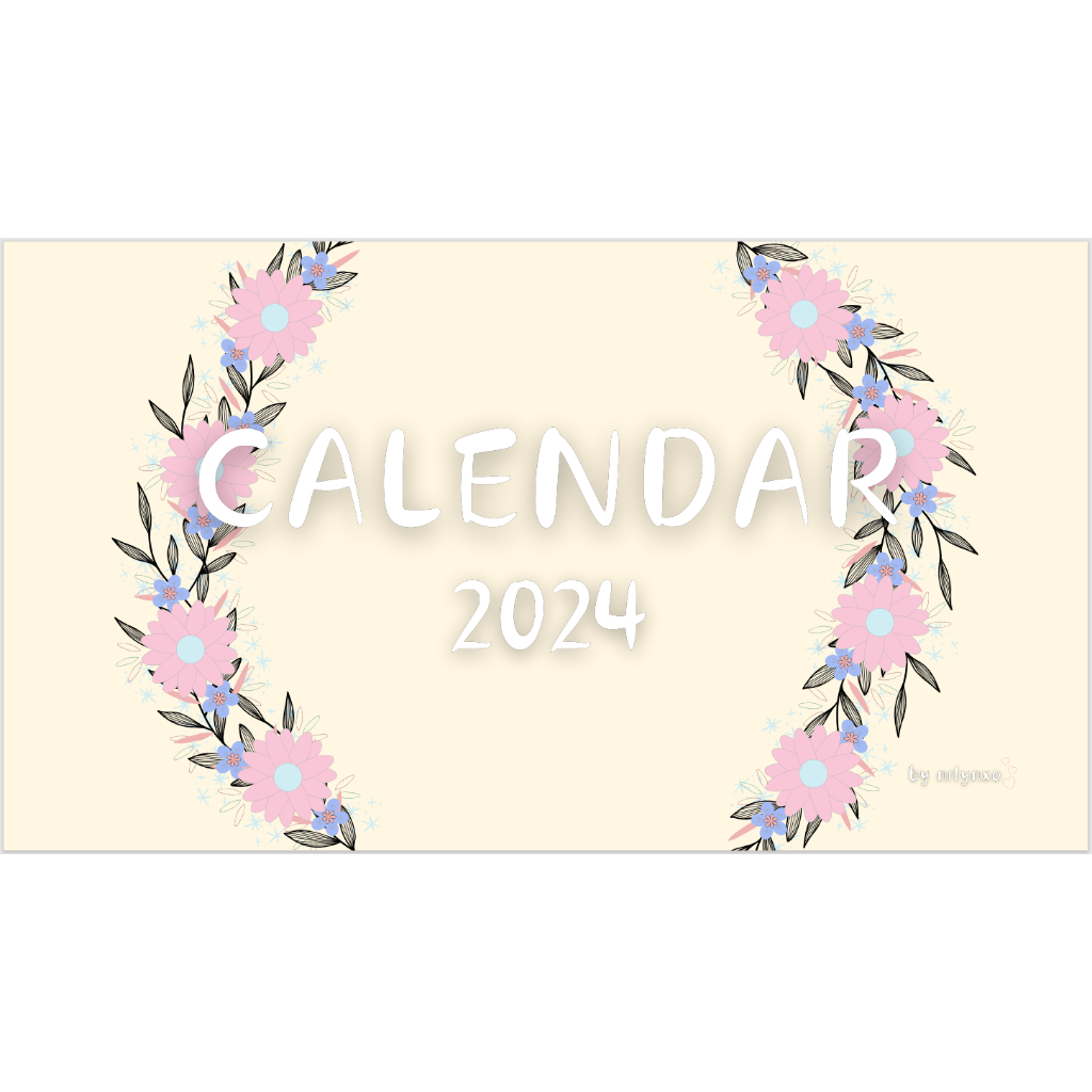 2024 CALENDAR CODE C01-2024 SOFTCOPY | Shopee Malaysia