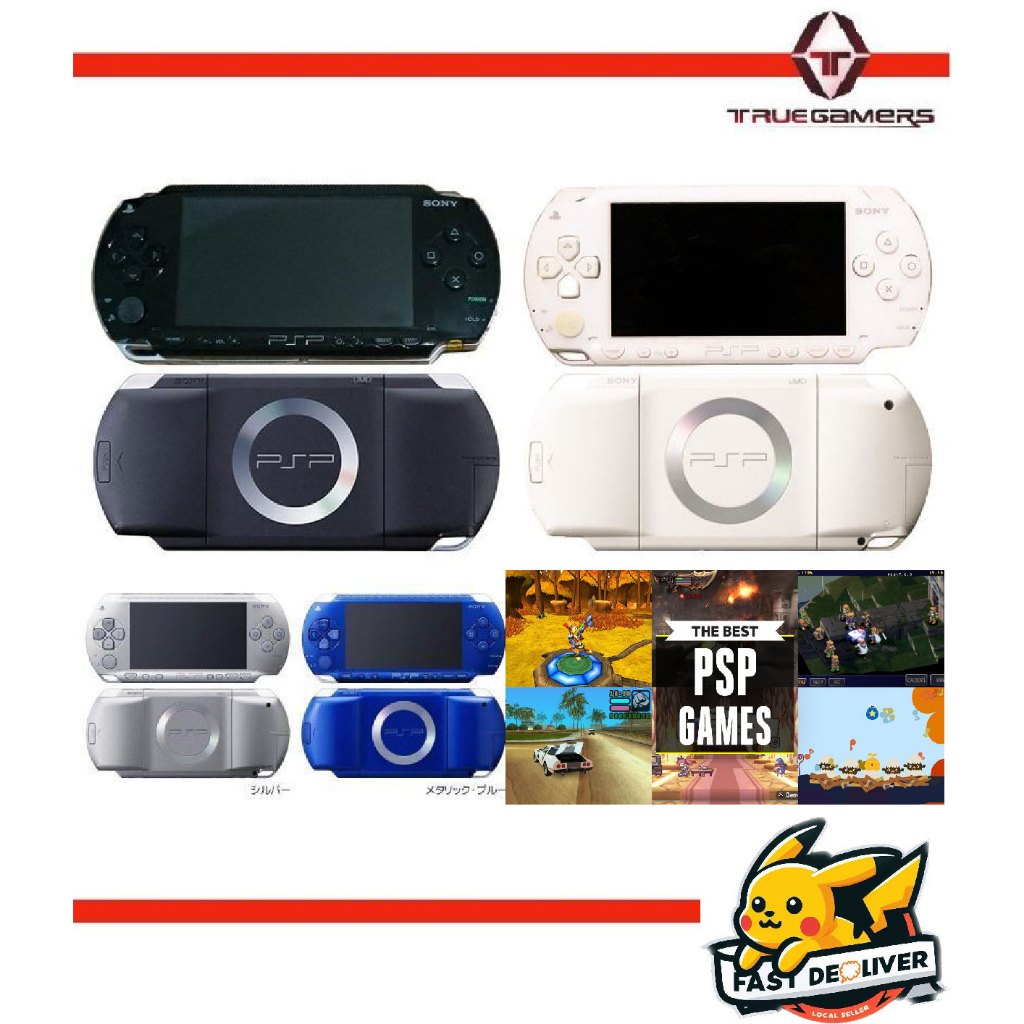 Sony Playstation PSP 1000 Model Refurbished Set Bundle + 32GB Memory ...