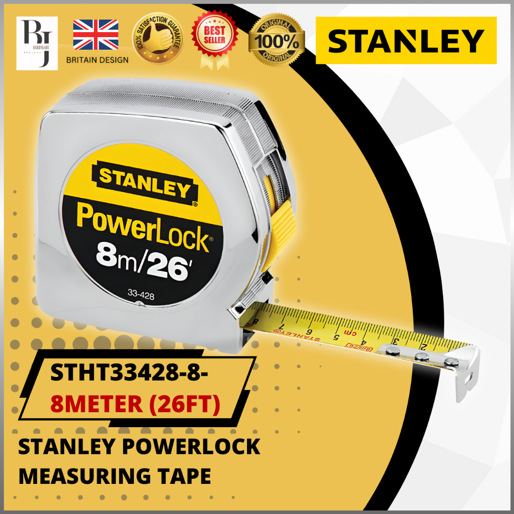 STANLEY Tylon™ MEASUREMENT TAPE STHT36194-5M, STHT33428-8 8M/26FT ...