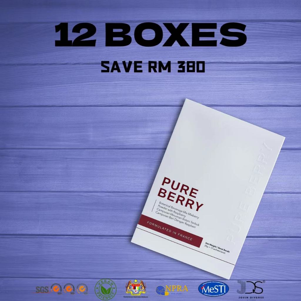 [12 Boxes] UPGRADED Pureberry Enzyme Detox / Loss Weight Diet / 全新升级版莓果 ...