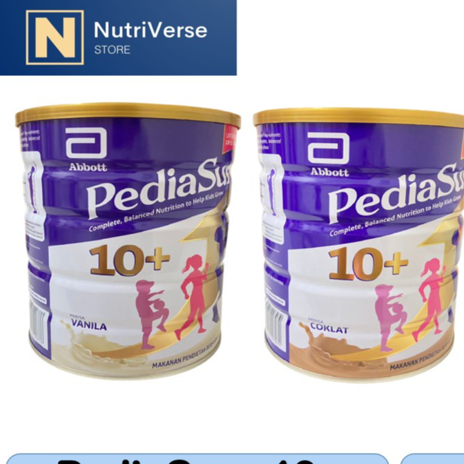 EXP 2025 PEDIASURE 10+ VANILA/CHOCOLATE 850g | Shopee Malaysia