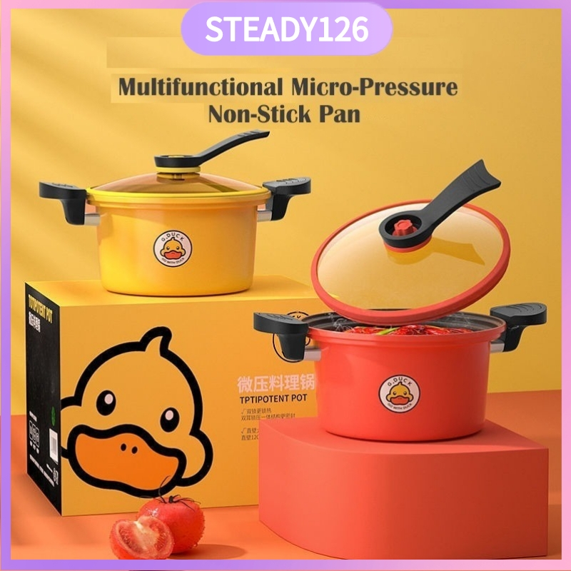 3.5L 22CM G Duck Pot Micro Pressure Cooking Pot Wok Cookware ...