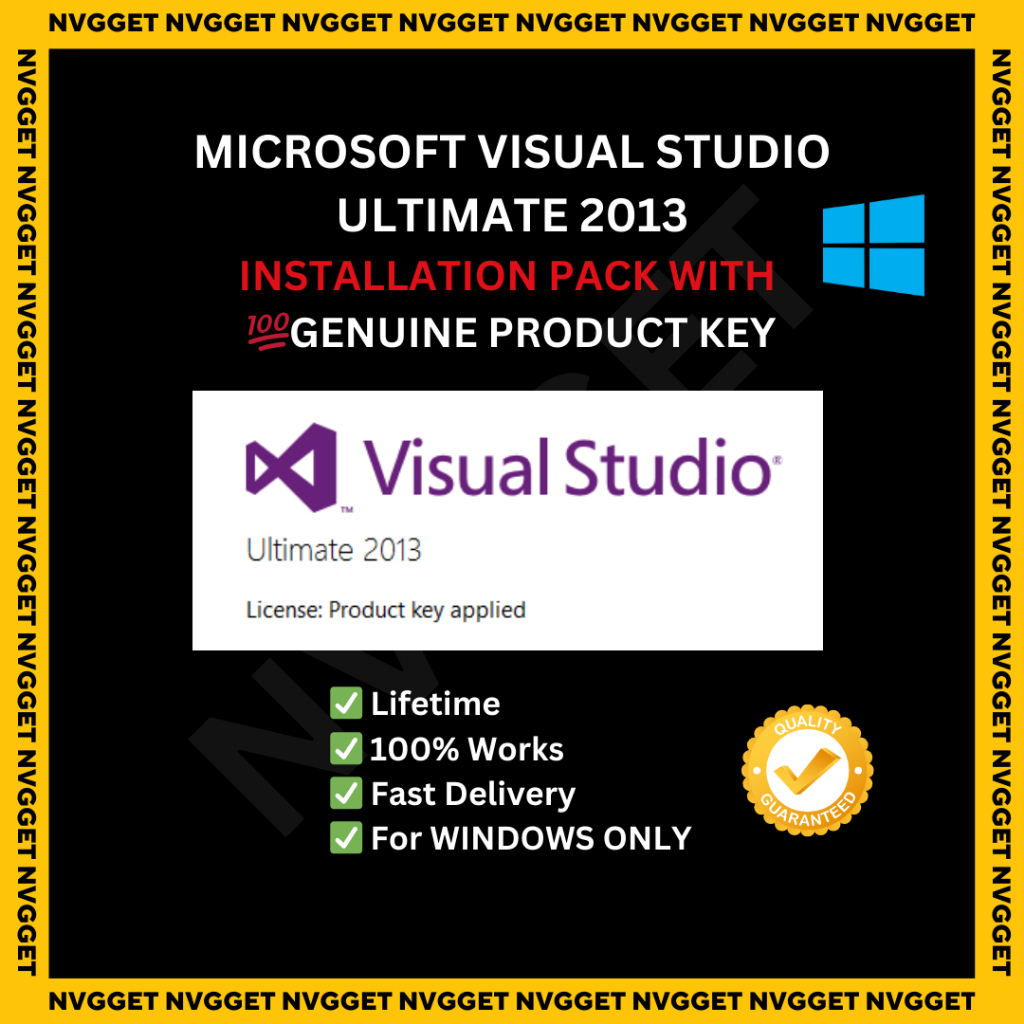 [WINDOWS] Microsoft Visual Studio 2013 Ultimate with Product Key | Shopee Malaysia