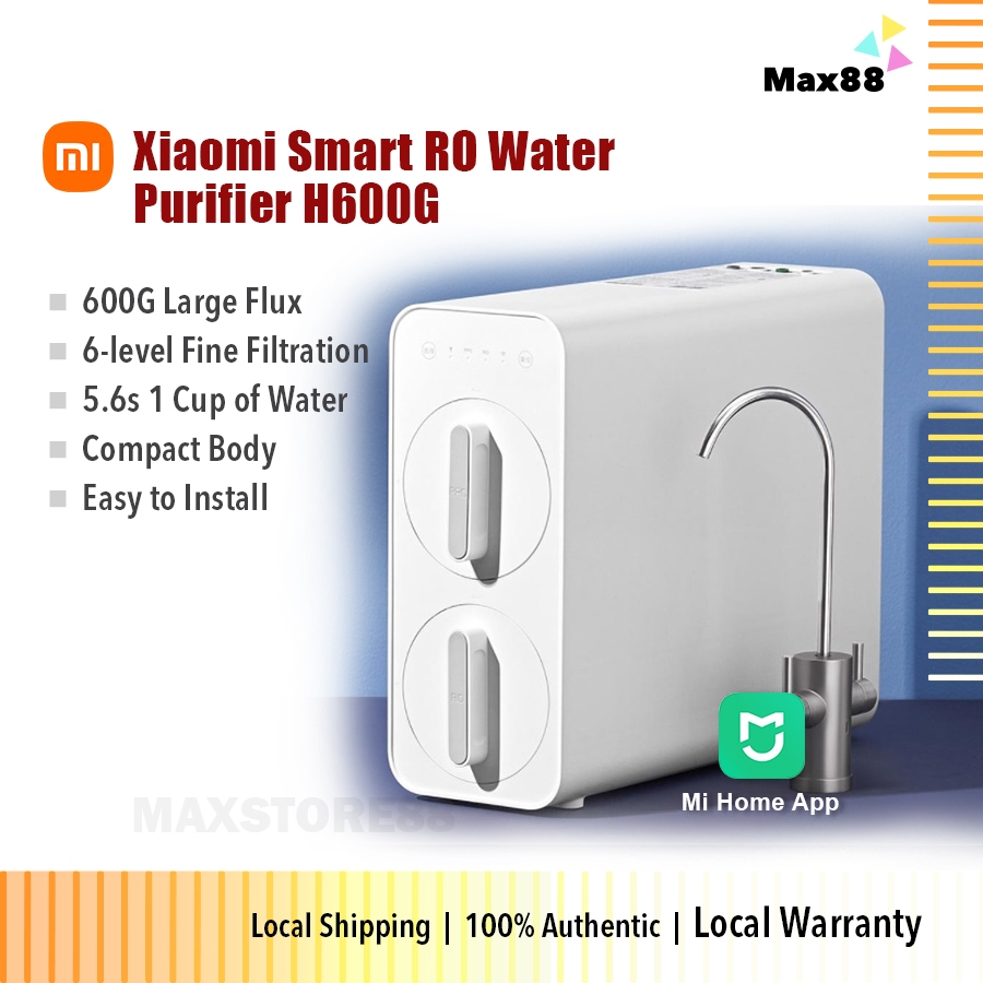 Xiaomi Smart RO Water Purifier H600G | Shopee Malaysia
