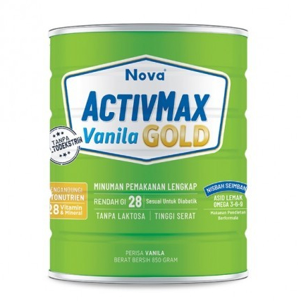 Nova ActivMax Gold Vanilla 850g (dented) | Shopee Malaysia