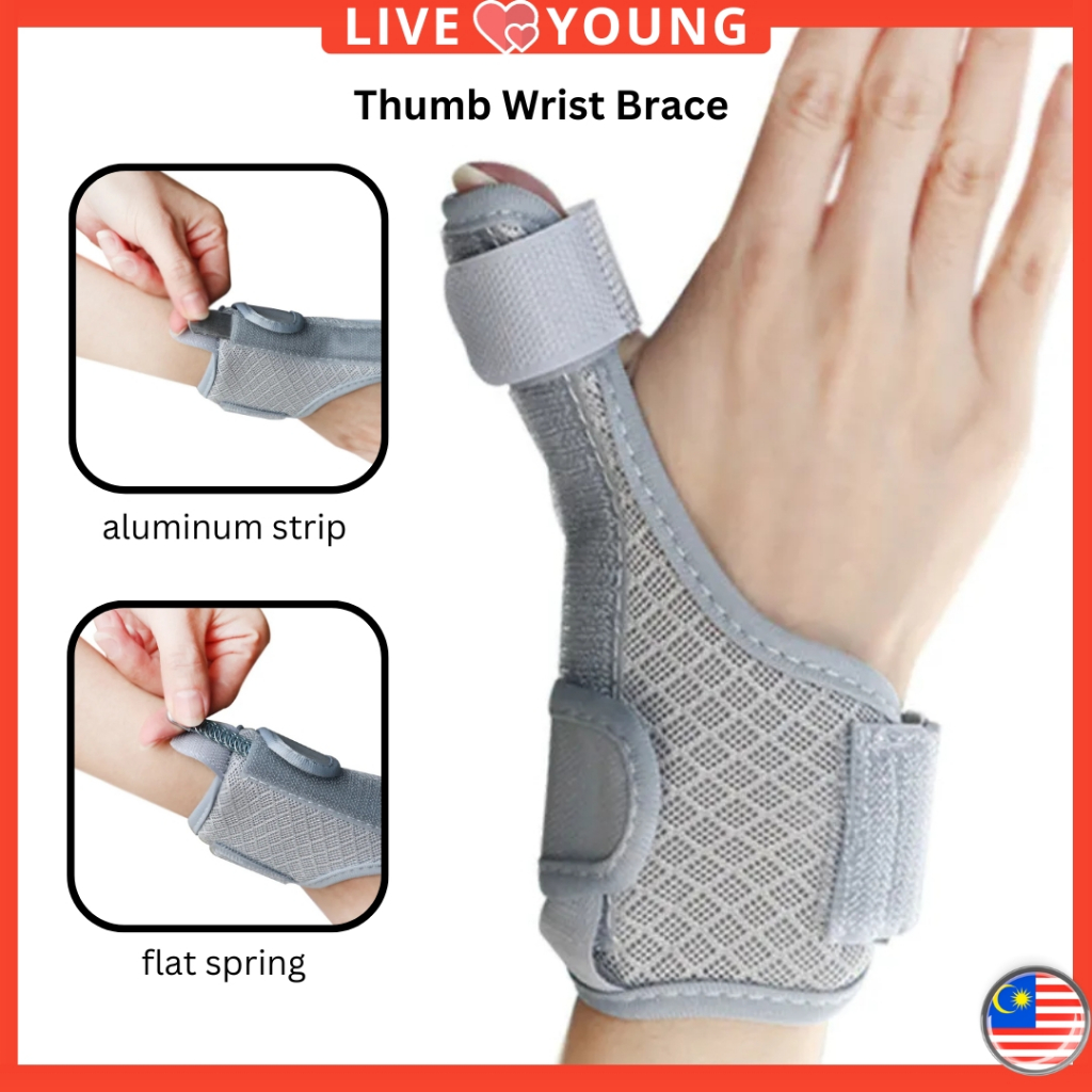 Thumb Wrist Brace Guard Support Trigger Finger Spica De Quervain Splint ...