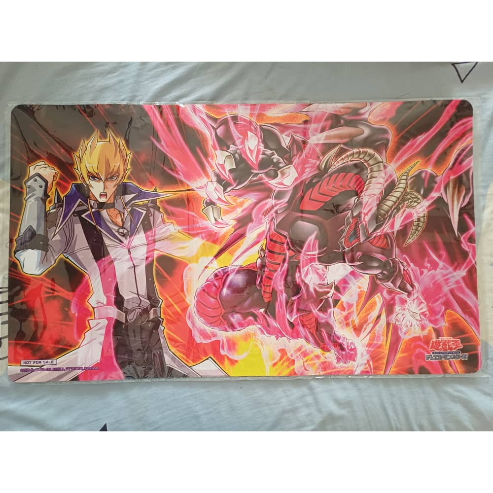 YUGIOH Day Official Playmat Jack Atlas & Scarlight Red Dragon Archfiend ...