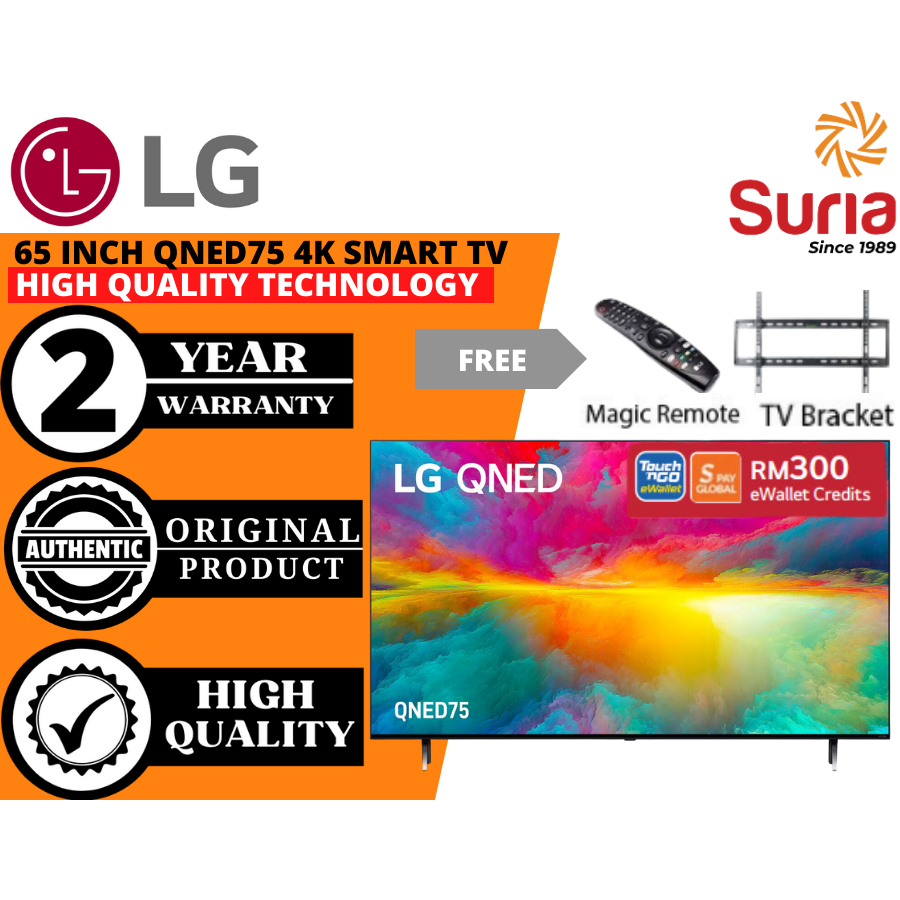 (Free Delivery Penang,Kedah & Perlis)LG QNED75 QNED 4K Ultra HD Smart ...
