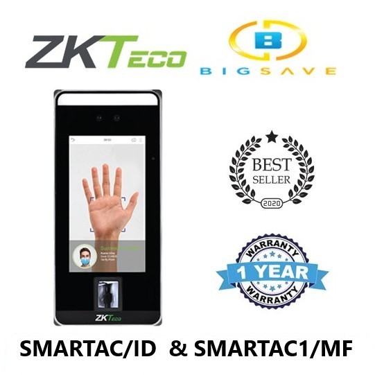 ZKTECO SMARTAC1/ID & SMARTAC1/MF HYBRID BIOMETRIC ACCESS CONTROL & TIME ATTENDANCE FACIAL ...