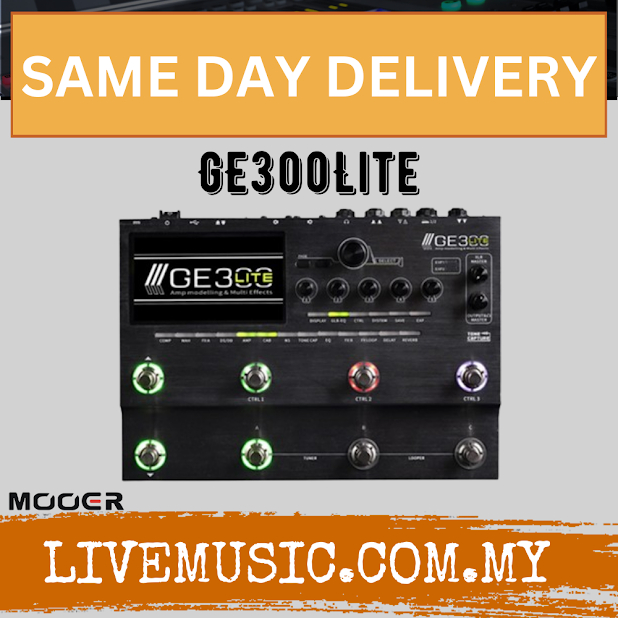 Mooer GE300 Lite Multi Effects Processor With LPC-S Hard Case - Grey ...