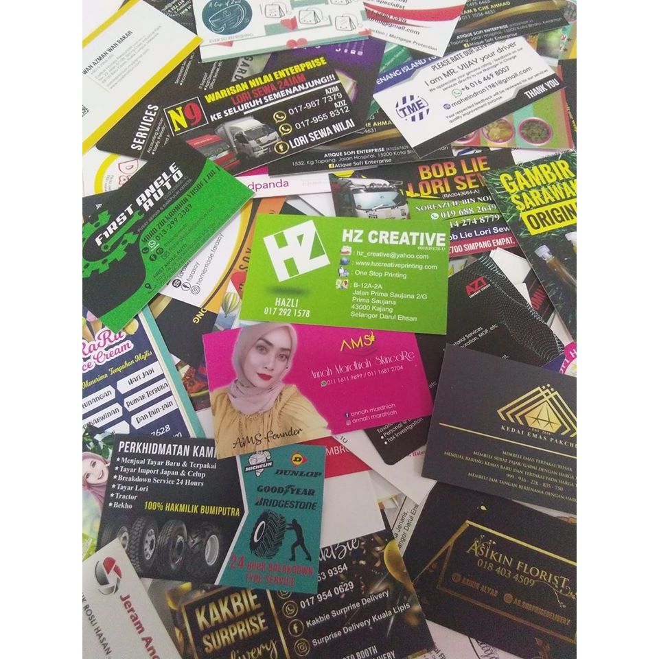 Business Card/Name Card Printing [ Design][ONLY Printing] | Shopee Malaysia