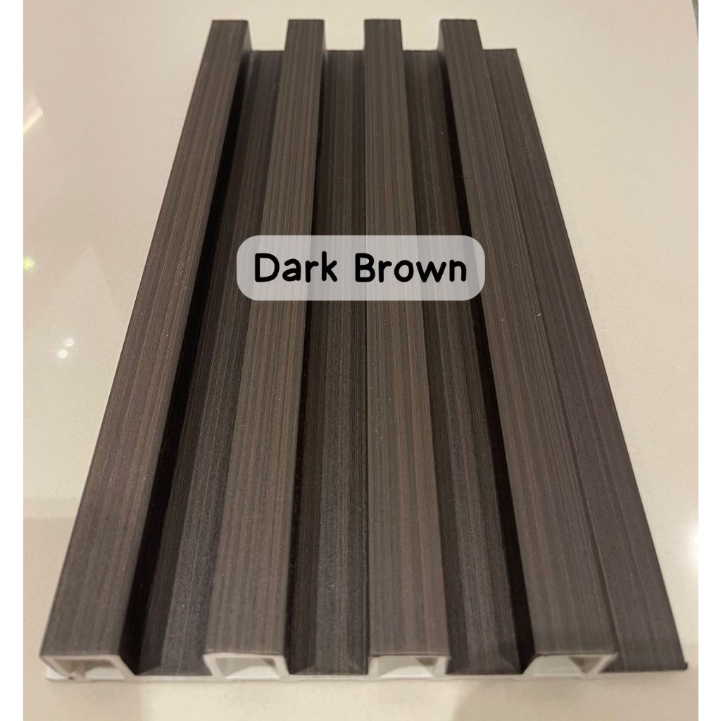 Fluted Wall Panel WPC and L Profile (1450x160mm-2pc) | Shopee Malaysia