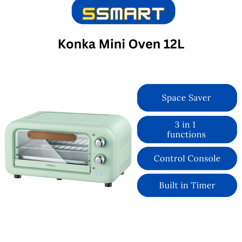 Konka Mini Oven 12L Electric Recessed Brass Electric Range Oven ... Konka Mini Oven 12L Electric Recessed Brass Electric Range Oven ...
