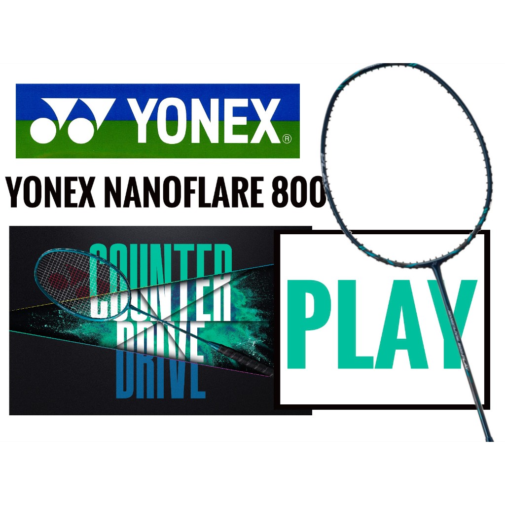 Yonex Nanoflare 800 Play Deep Green NF-800PL (Made In China) Unstrung No String No Grip ...