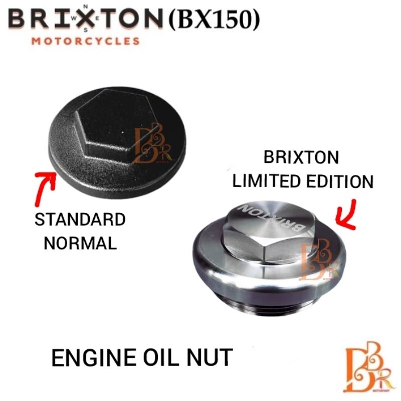 BRIXTON BX150 ORIGINAL ENGINE OIL NUT (STANDARD/LIMITED EDITION ...
