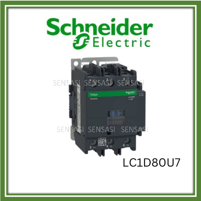 SCHNEIDER #LC1D80U7 MAG CONTACTOR AC-3 80A, 3P 240VAC | Shopee Malaysia