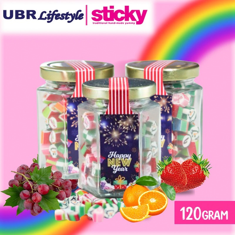 (FG 🎁) Sticky Candy Mix Rock 120gm Gula-Gula Viral Handmade Candy Snack ...
