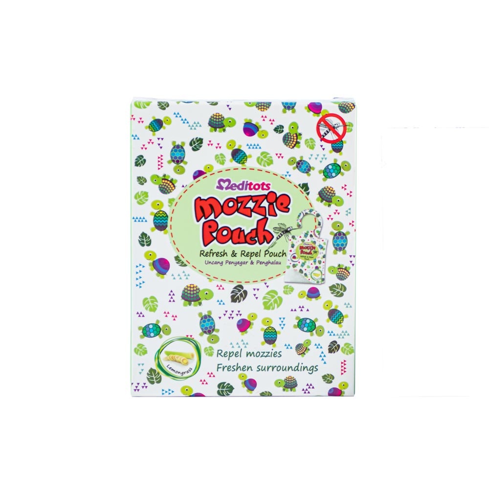 Meditots Mosquito Repellent Mozzie Pouch - Lemongrass (3 Pcs) [Exp Nov ...
