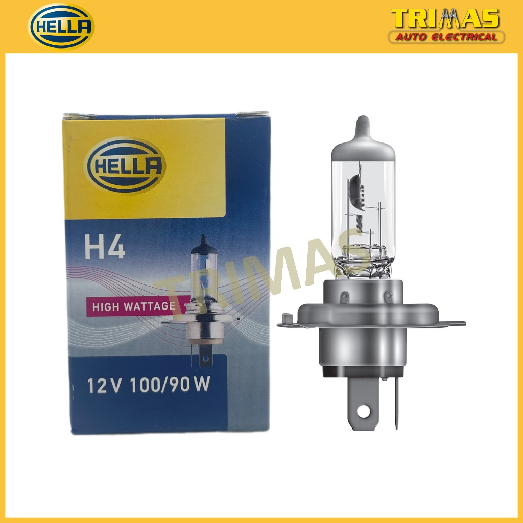 002-525-203 Genuine Hella Headlight Heavy Duty Bulb H4 12V 100/90W Original | Shopee Malaysia