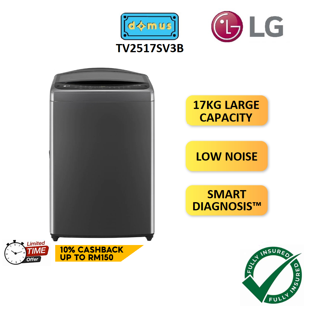 LG Washing Machine Inverter 15KG/17KG Top Load Washer Direct Drive ...