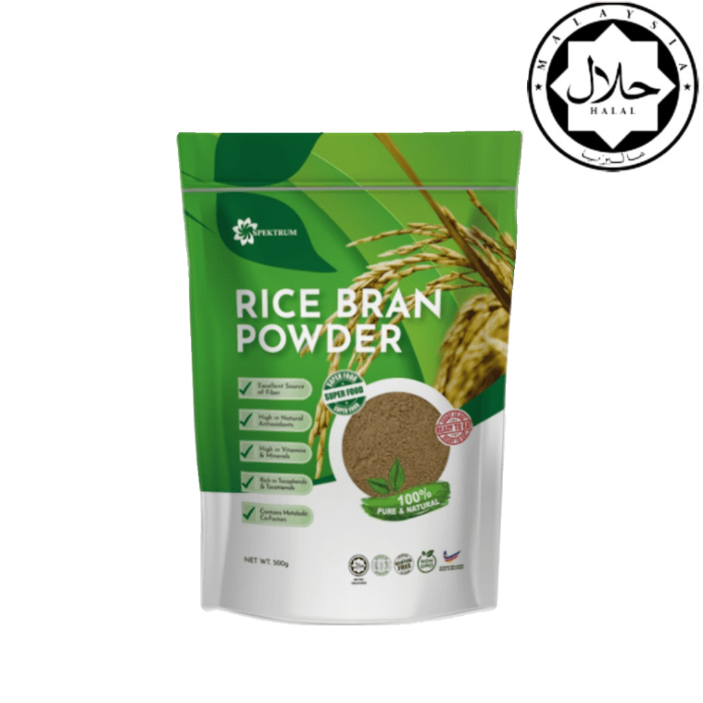 Edible Rice Bran Powder Halal Certified / High Dietary Fibre / Gluten ...