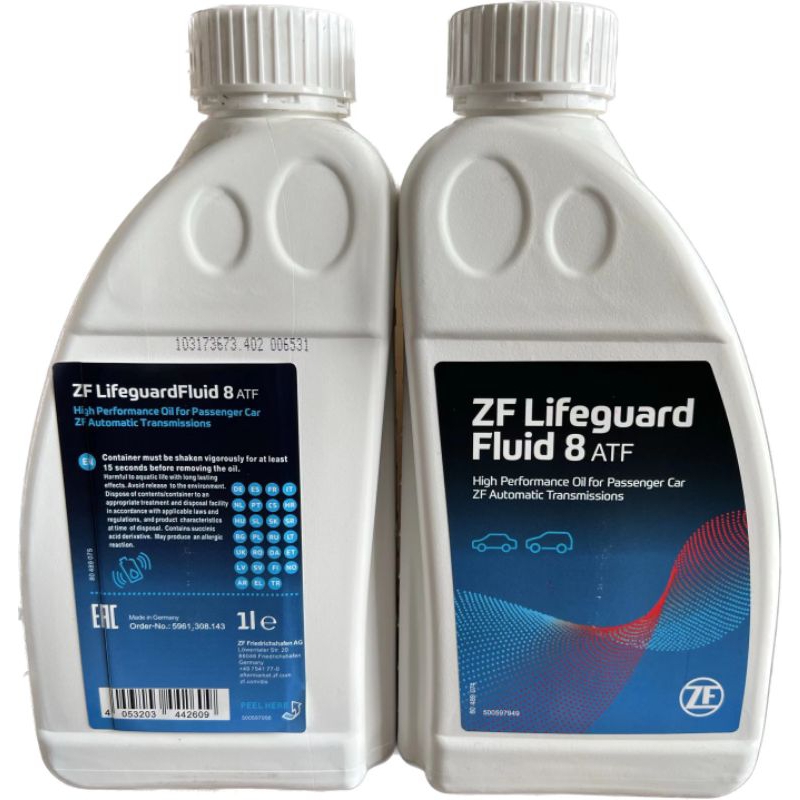 100% ZF LIFEGUARD 8HP ZF8 GA8HP45Z ATF TRANSMISSION OIL 1L BMW 5 SERIES ...