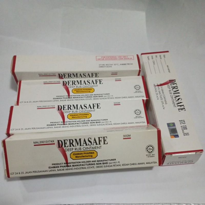 Dermasafe Deep Rub Ointment 30g Halal | Shopee Malaysia