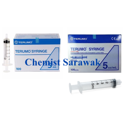 TERUMO Syringe 5ml 100's units (One Box) | Shopee Malaysia