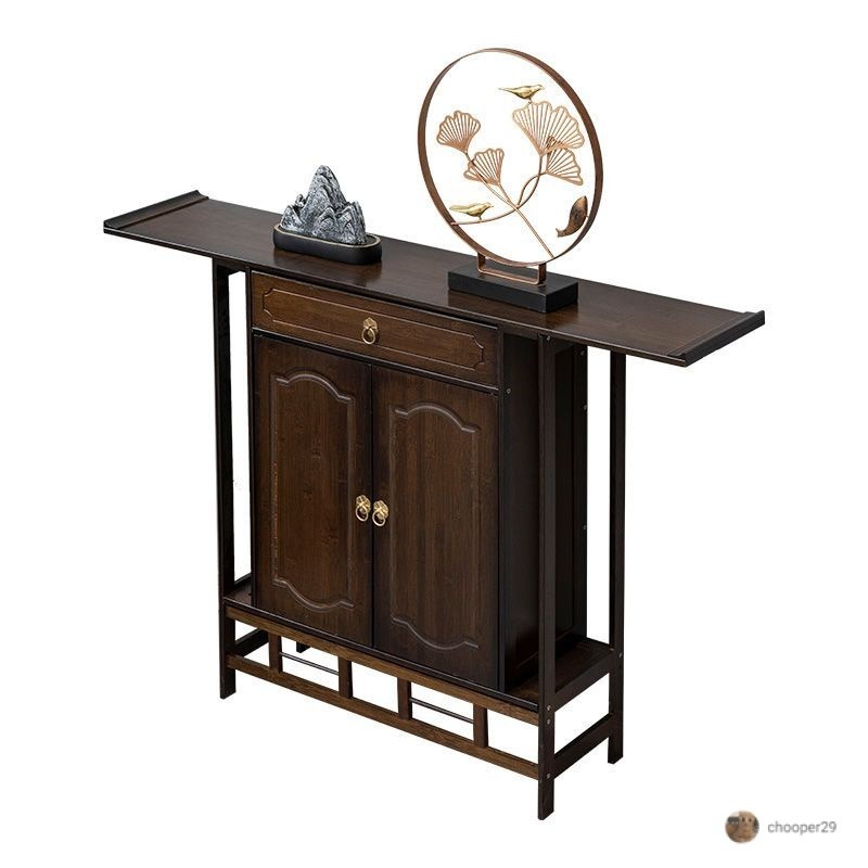 Solid wood entrance table foyer offering table new chinese simple ...