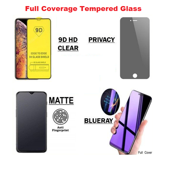 For Iphone Blueray/Matte/Privacy /Clear Screen Protector Glass SE 6 6S ...