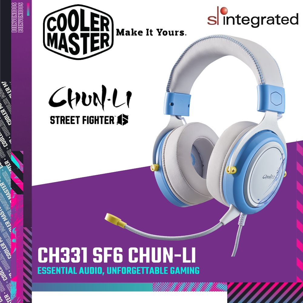 Cooler Master CH331 SF6 Chun-Li Edition Wired USB Virtual 7.1 Surround ...
