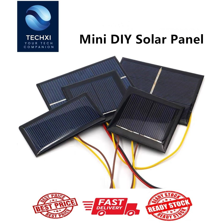 Mini Solar Panel 2V 120MA for School Project RBT DIY Accessories ( DIY ...