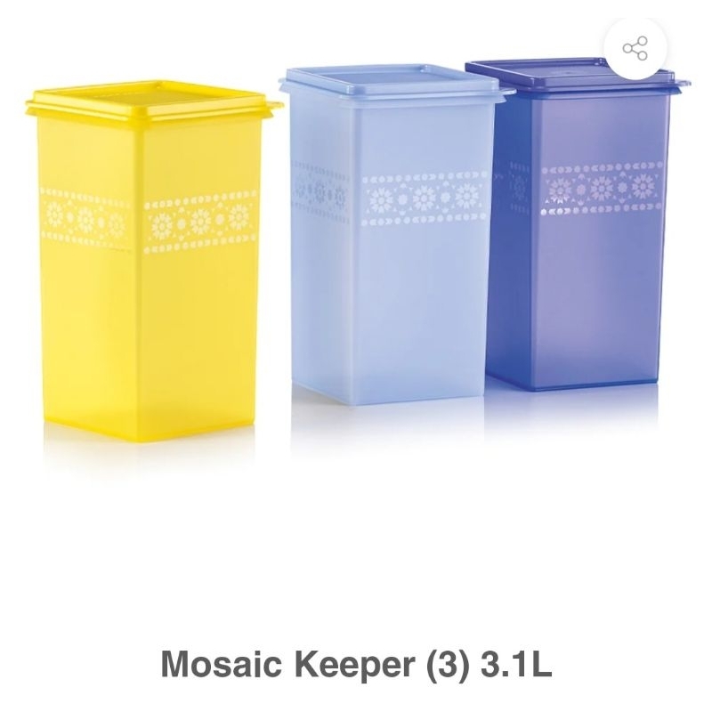 TUPPERWARE Mosaic Keeper 3.1L (1 Pcs) | Shopee Malaysia