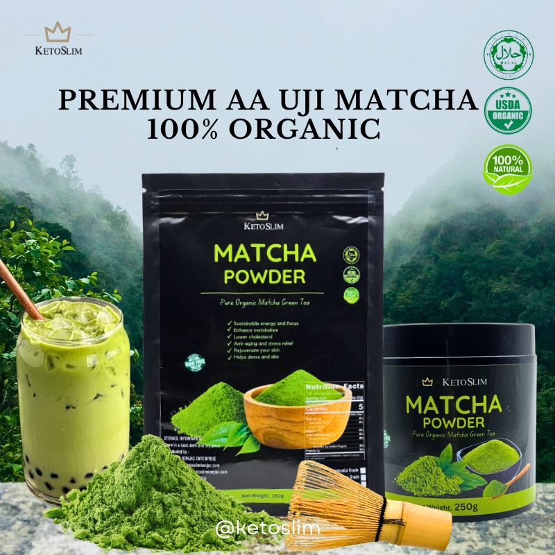 HALAL Pure Organic Japanese Premium AA UJI Matcha Powder の 高级AA宇治烘培 ...
