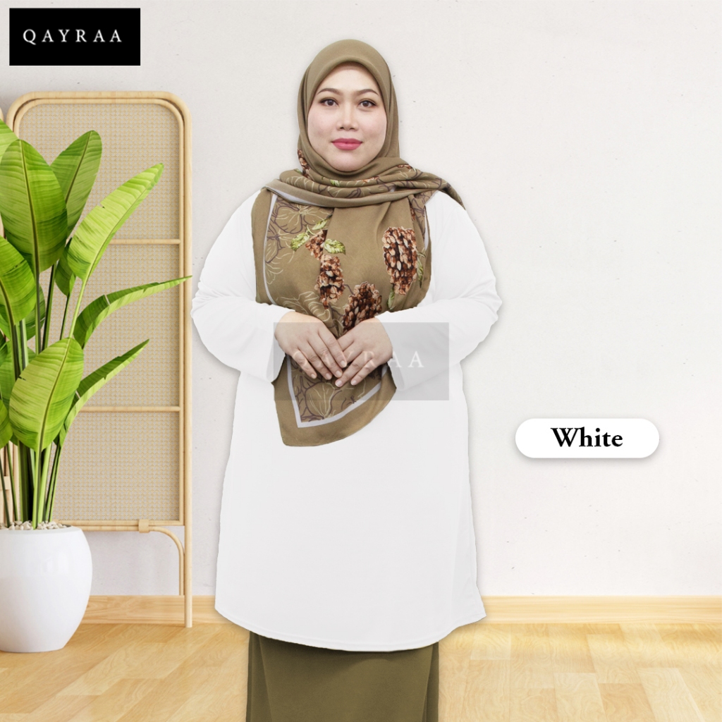 𝐐𝐀𝐘𝐑𝐀𝐀 Jersi Muslimah 𝐏𝐋𝐔𝐒 𝐒𝐈𝐙𝐄 8XL-10XL / Muslimah Wear | Shopee Malaysia