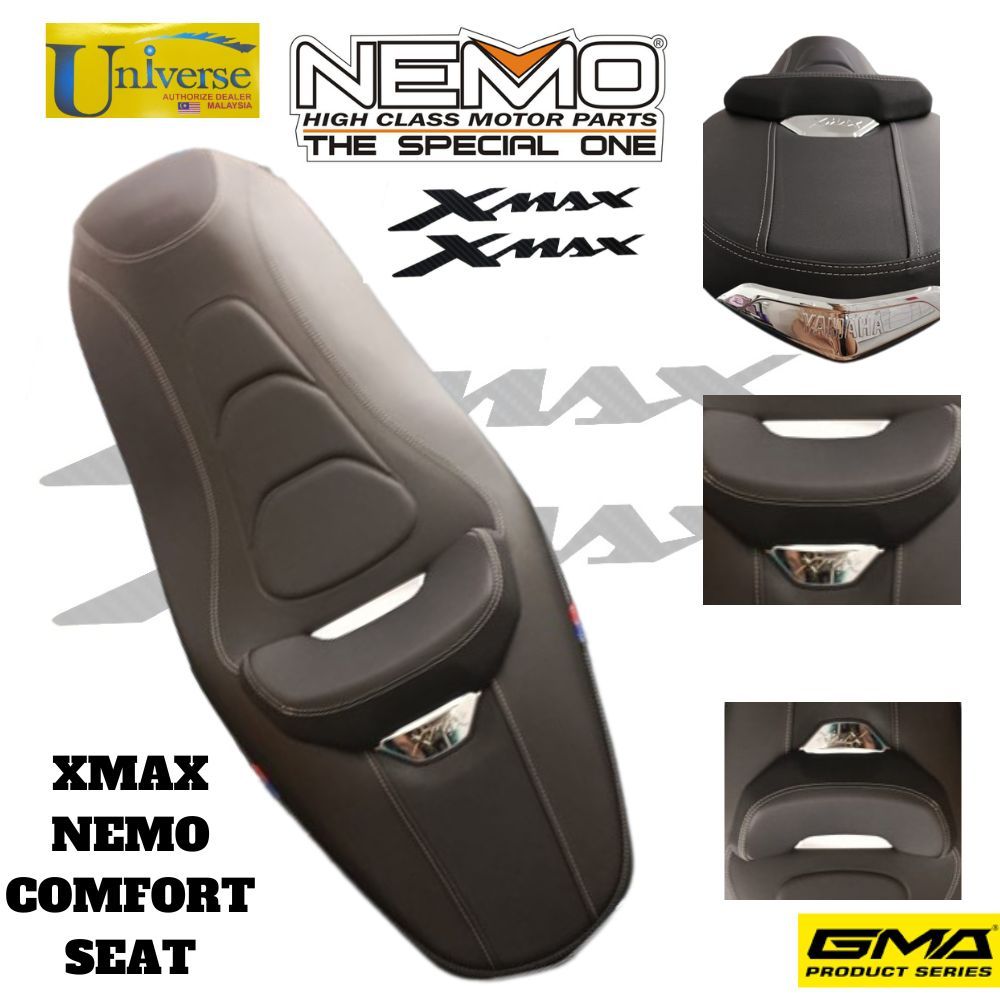 YAMAHA XMAX SEAT ORIGINAL NEMO BRAND SEAT XMAX V1 V2 COMFORT SEAT ...
