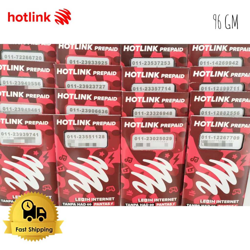 [VIP Number] Hotlink Tanpa Had & Pantas Internet Unlimited Internet Mobile Phone Number Sim Card ...