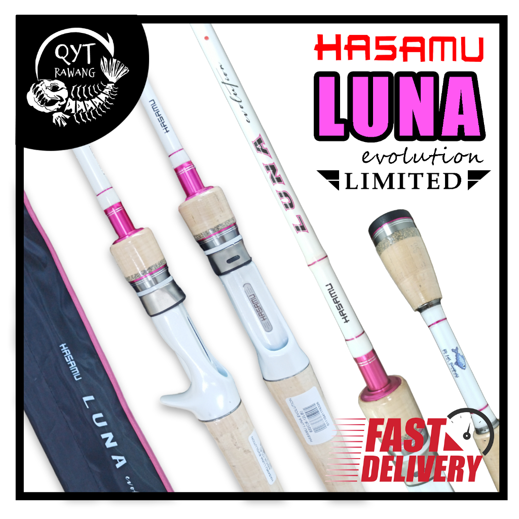 HASAMU LUNA NEW MODEL 1PIECE OR 2PIECE ROD BC FISHING ROD | Shopee Malaysia