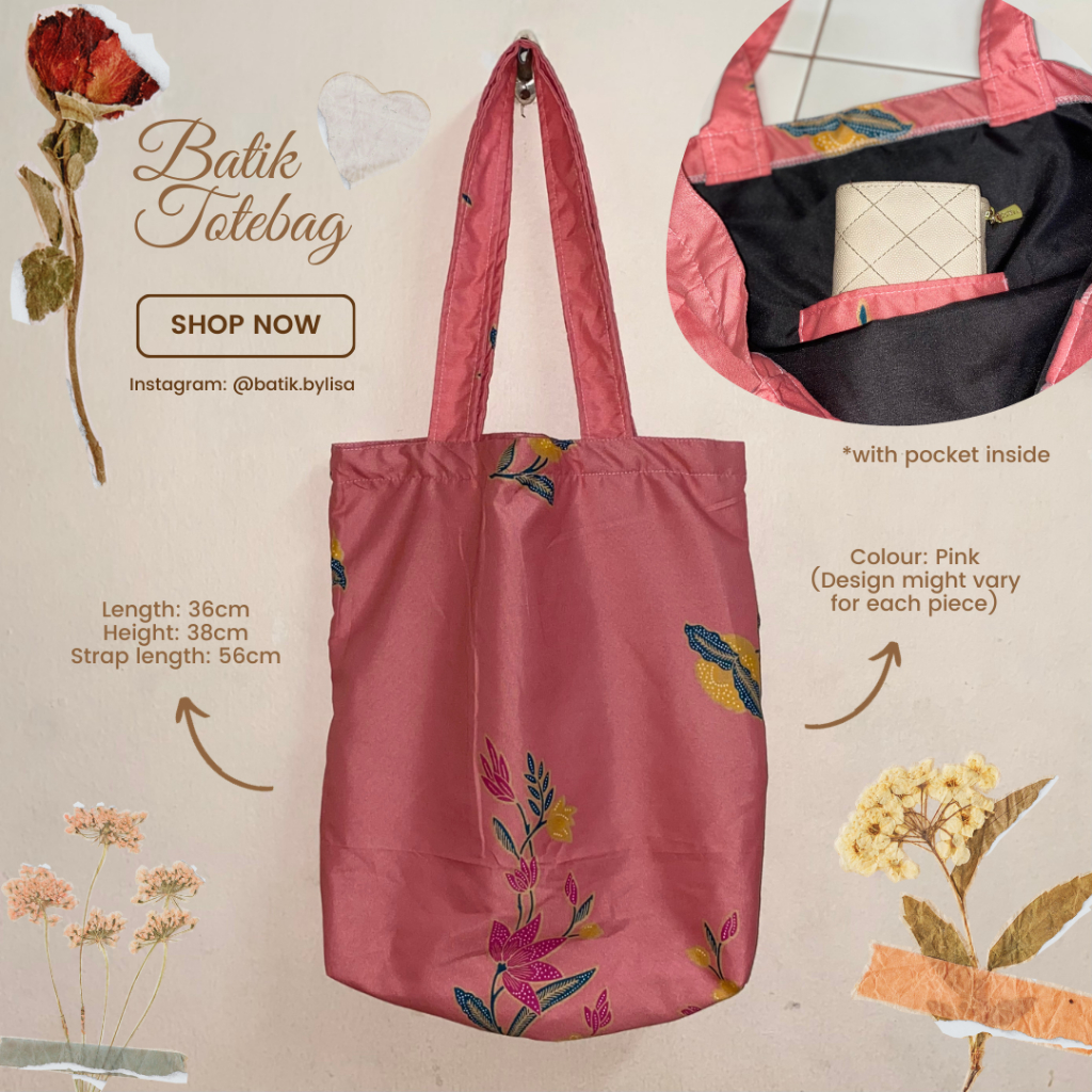 [RESTOCK] HANDMADE Batik Totebag Beg Telekung Murah Viral (Batikbylisa ...